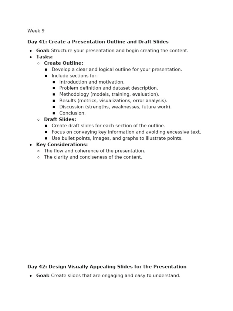 Presentation Outline and Delivery Guide | PDF | Proofreading | Computing