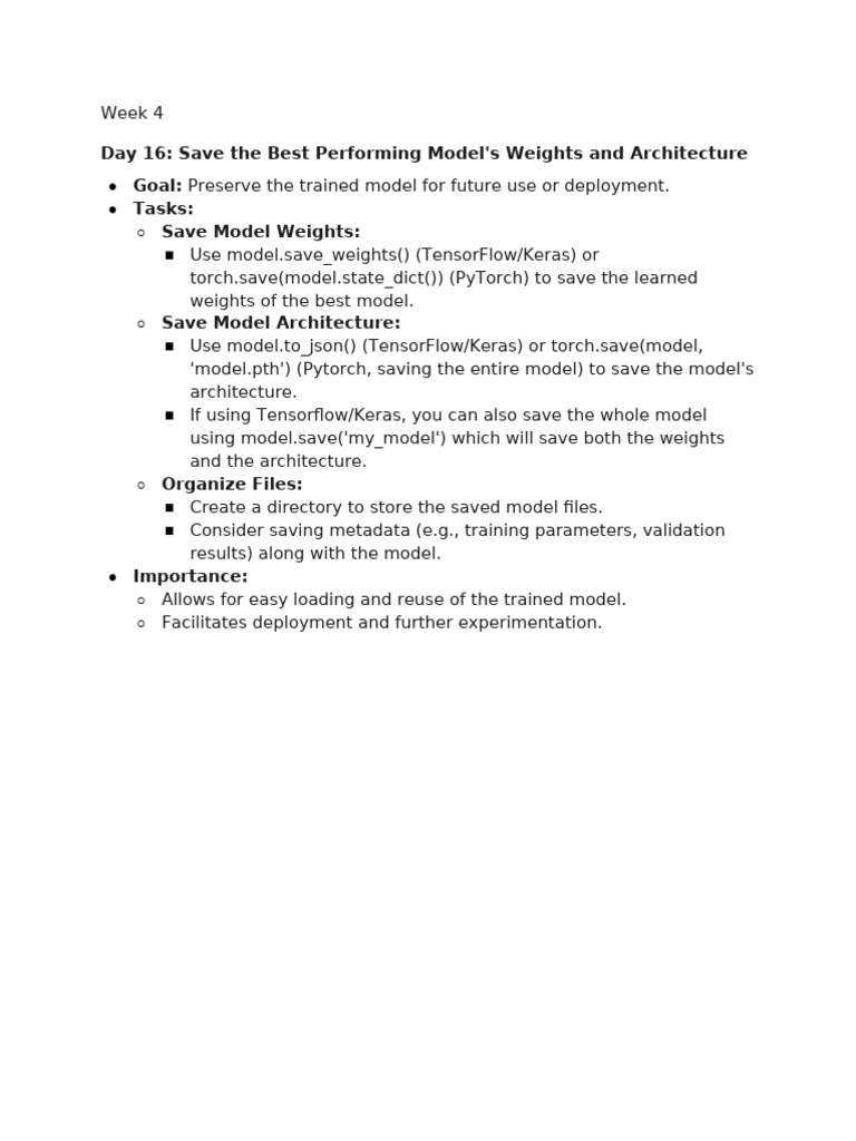 Day 16 - Save The Best Performing Model's We... | PDF | Receiver Operating Characteristic ...