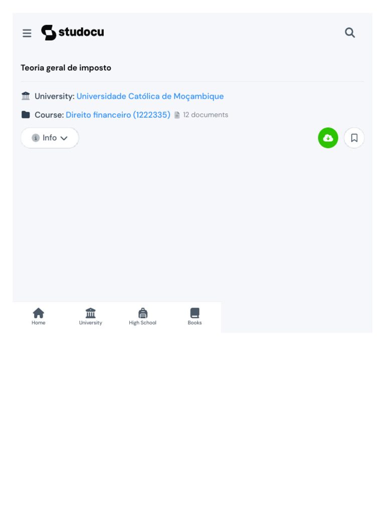 Teoria Geral de Imposto - Warning TT Undefined Function 22 Instituto Superior de Ciências e ...