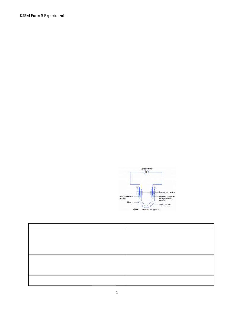 Manganate Ion Color Change Experiment | PDF | Electrochemistry | Electrode