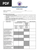 Ncoi Annotations Form For Teacher III Applicant | PDF | Learning ...