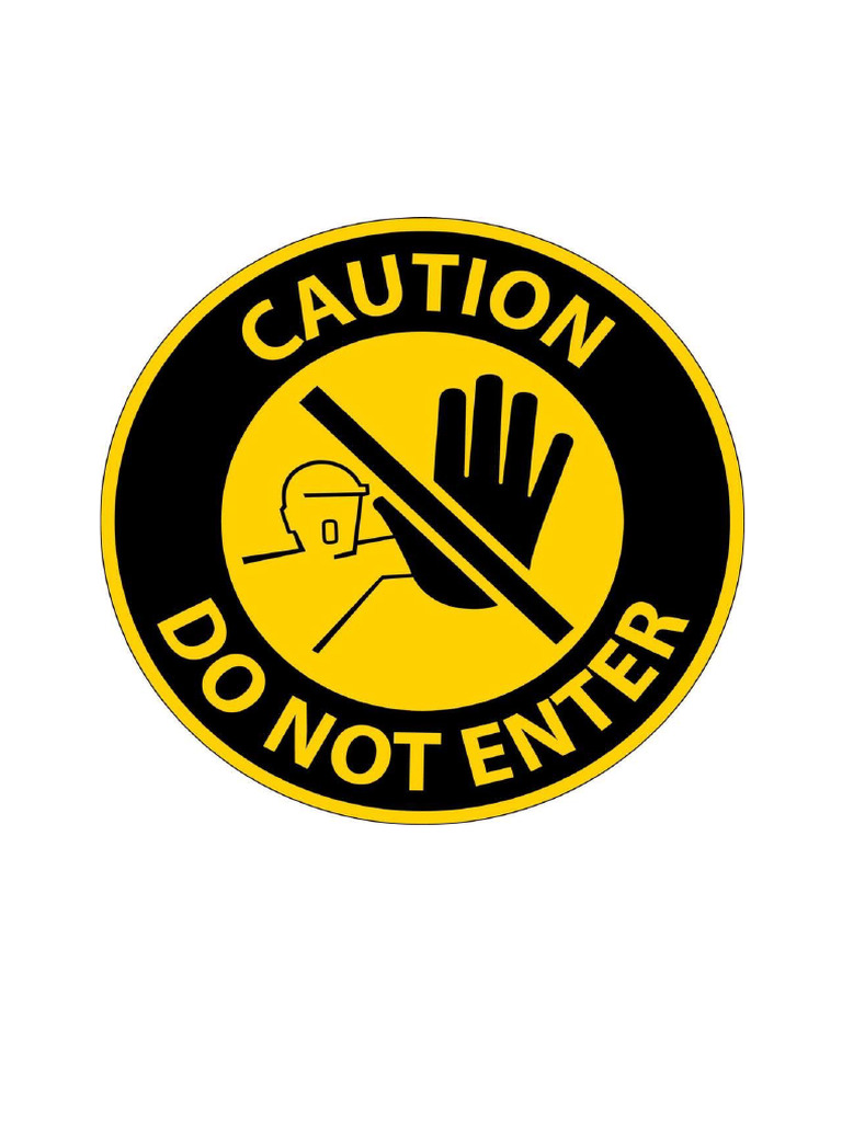 Logo Do Not Entry Yellow | PDF