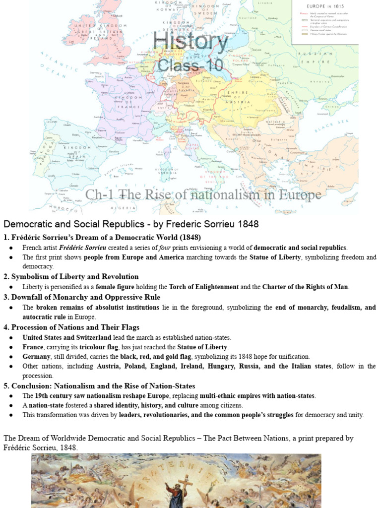 Rise of Nationalism in 19th Century Europe | PDF | Nationalism ...