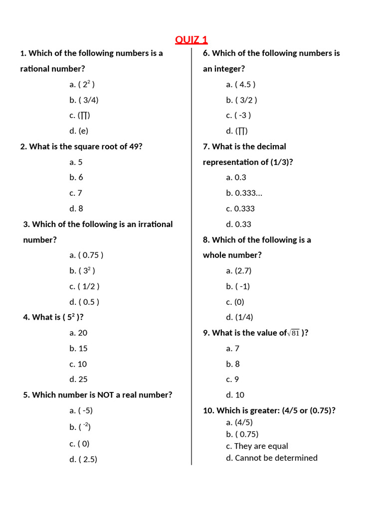 Untitled (20) | PDF | Numbers | Mathematical Objects