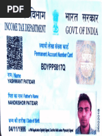 Pan Card Surrender Letter | PDF