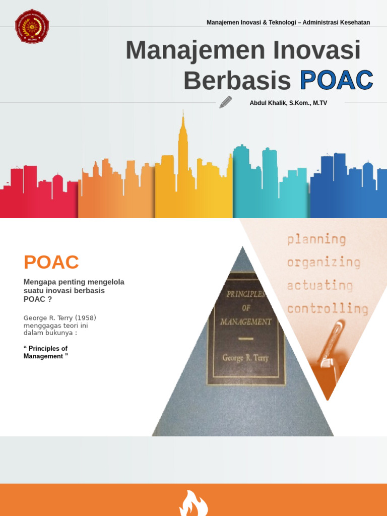 Manajemen Inovasi Berbasis Poac | PDF