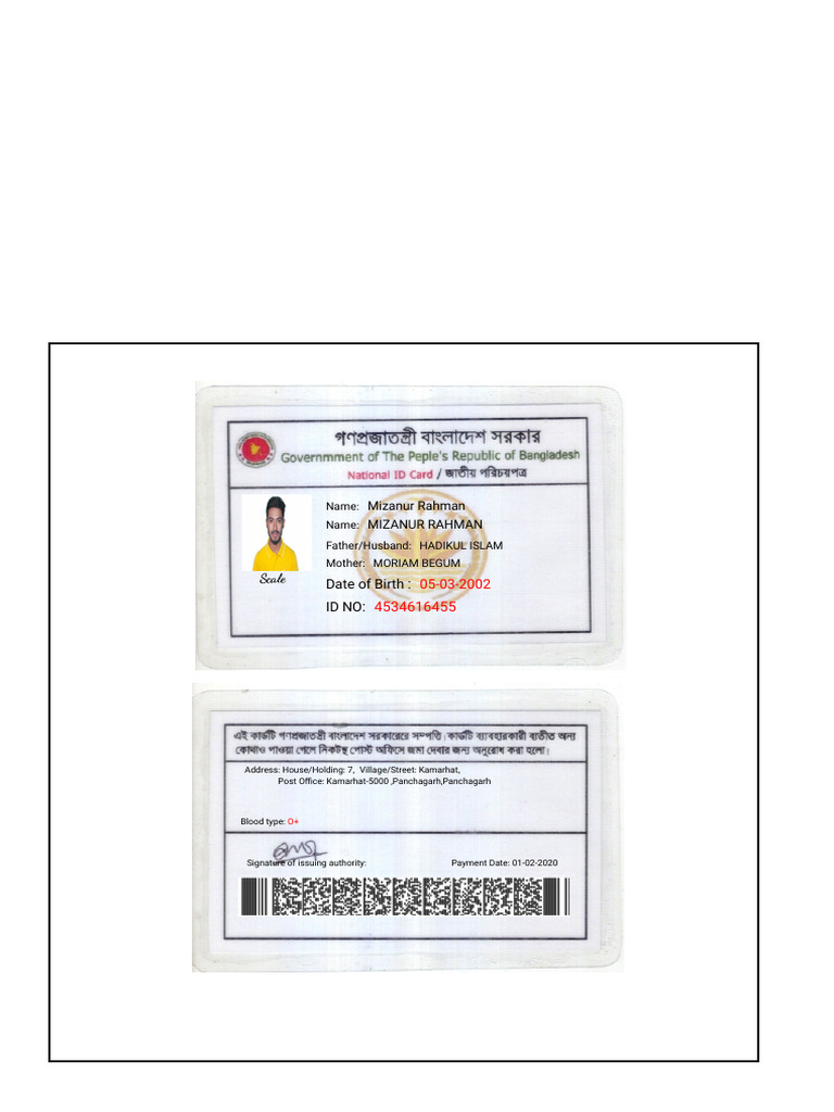 Date of Birth: Id No:: Scale | PDF