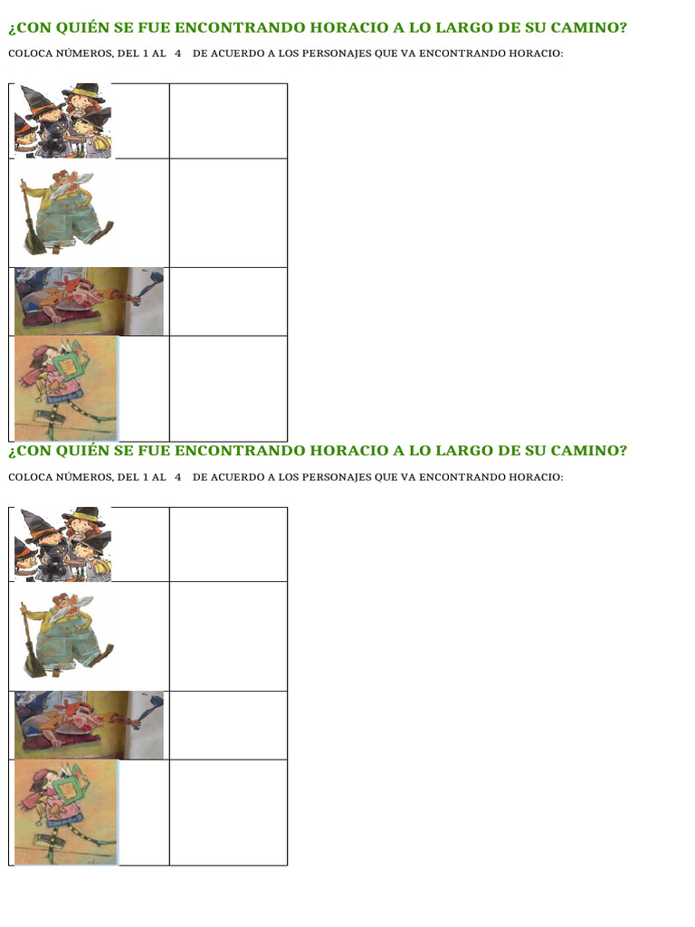Adaptacion Con Quien Se Encontro Horacio | PDF
