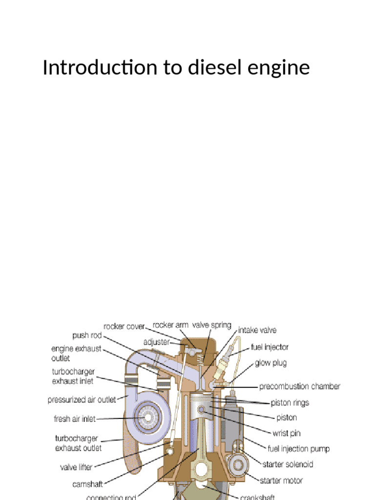 chapter 1 introduction to diesel engine | PDF | Internal Combustion Engine | Diesel Engine