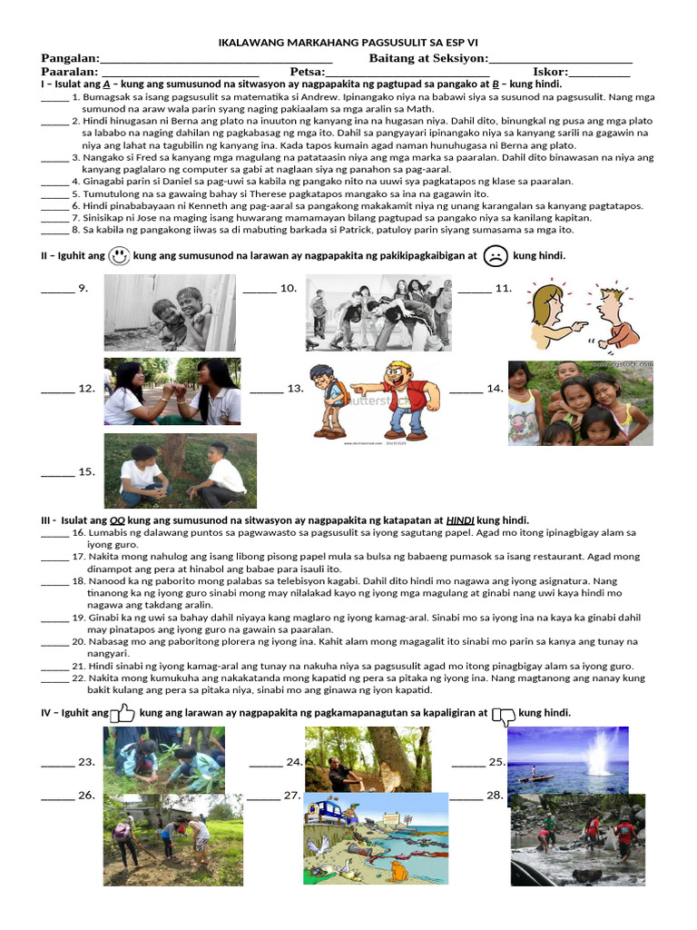 PT-2ND QUARTER-WITH TOS-ANSWER KEY | PDF
