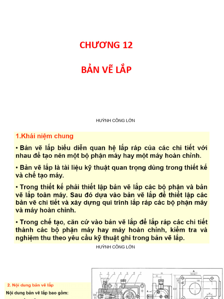 Chuong 12 Ban Ve Lap | PDF