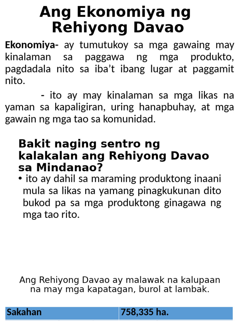 Ang Ekonomiya NG | PDF