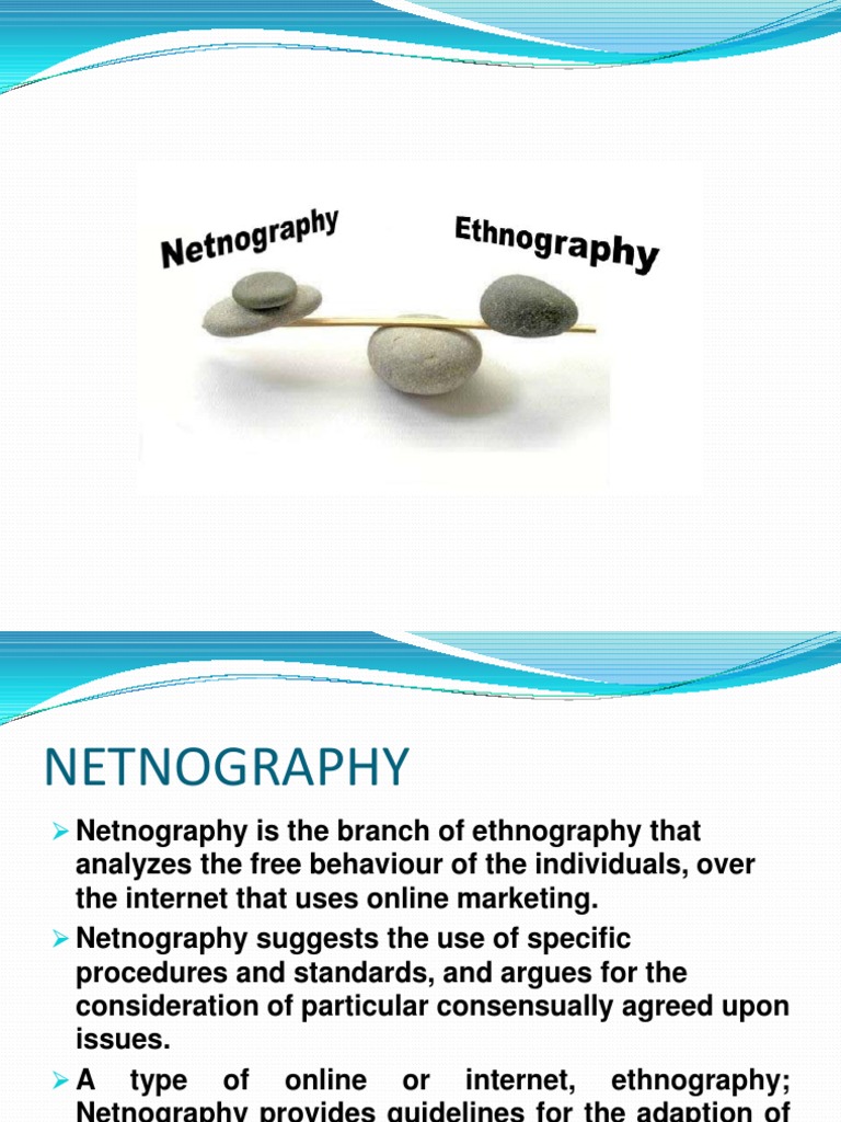 NETNOGRAPHY | Ethnography | Cognition