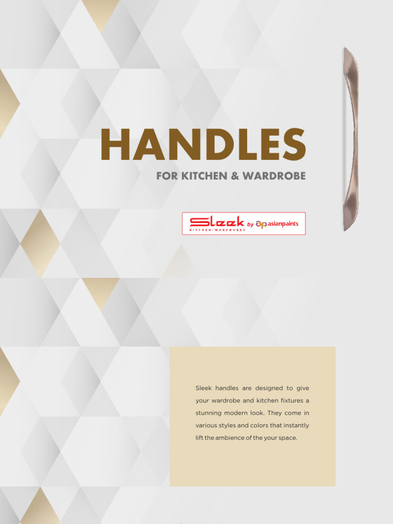 Kitchen and Wardrobe Handle Catalogue | PDF