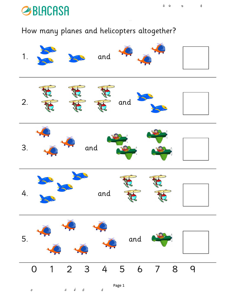 Lesson 2. Counting 2 Sets of Objects Up To Ten | PDF