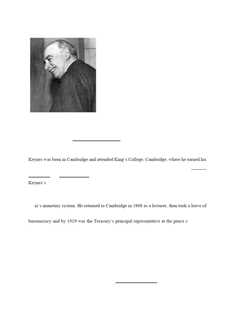 Meeting 10 - John Maynard Keynes | PDF | Keynesian Economics | Economics