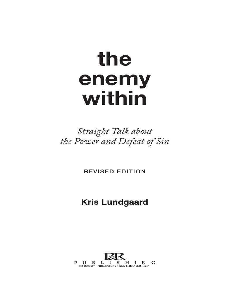 The Enemy Within | PDF | English Standard Version | Religious Belief ...