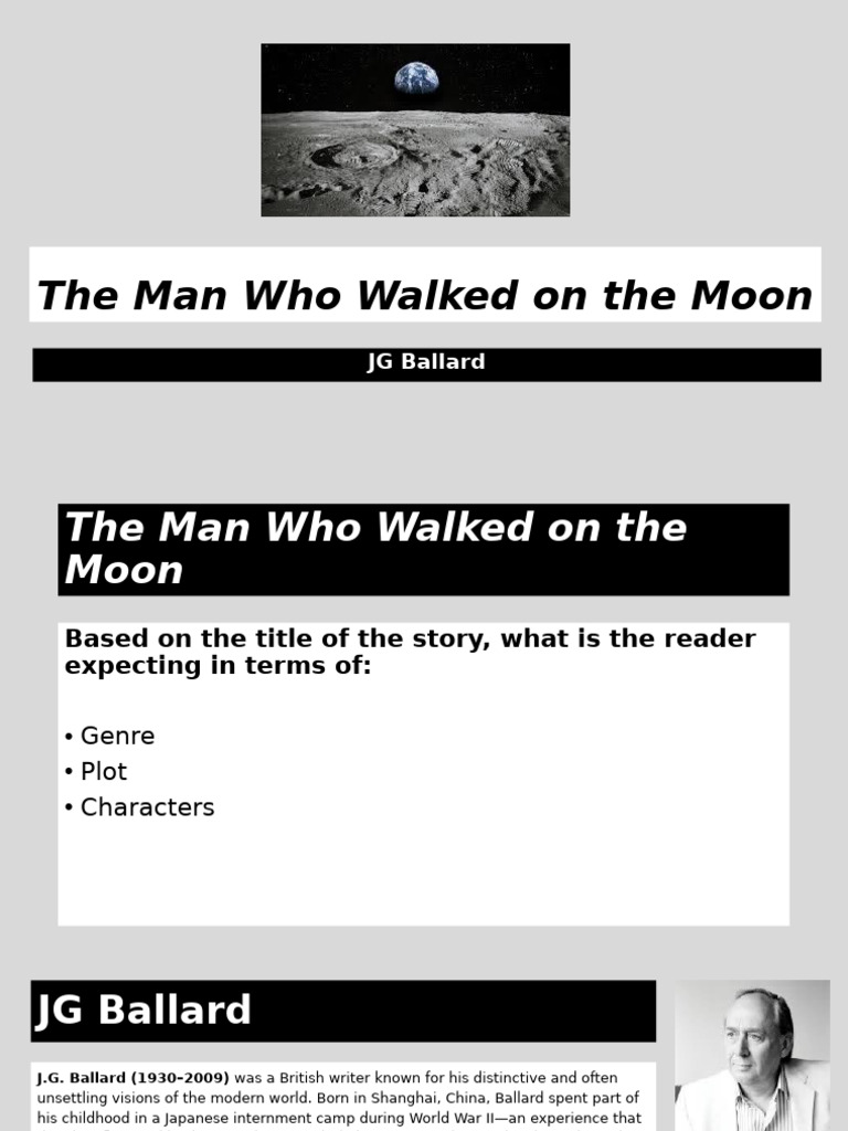 The Man Who Walked On The Moon | PDF | Apollo 11