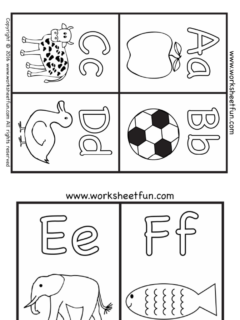 Alphabet Coloring | PDF