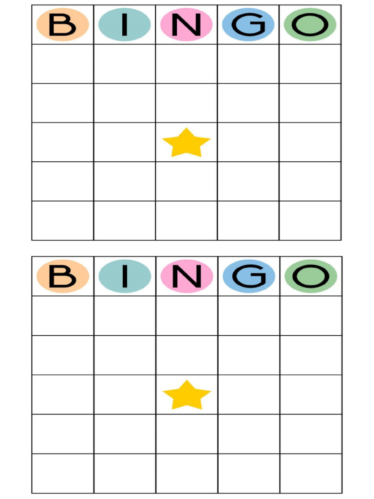 Bingo Sheet | PDF