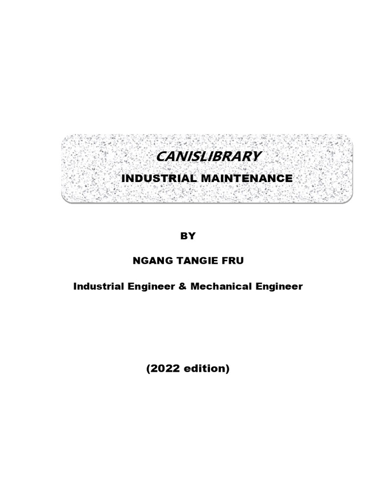 Industrial Maintenance | PDF | Probability Distribution | Random Variable