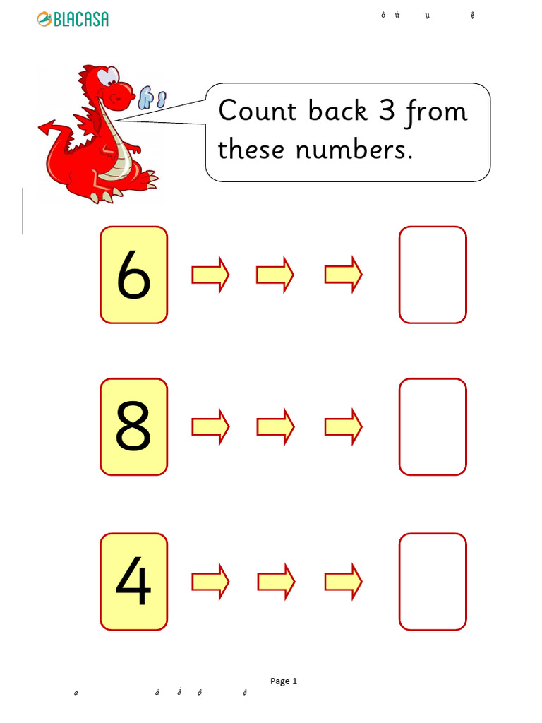 Lesson 8. Count Back in Ones | PDF