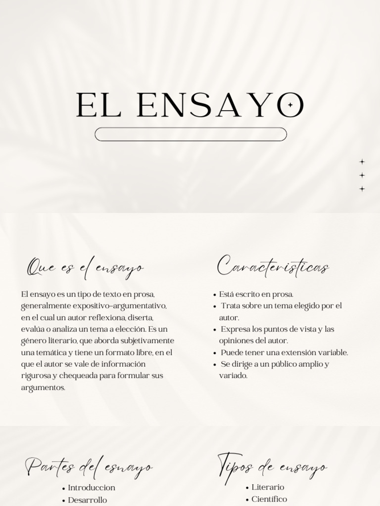 Guía para Escribir un Ensayo | PDF