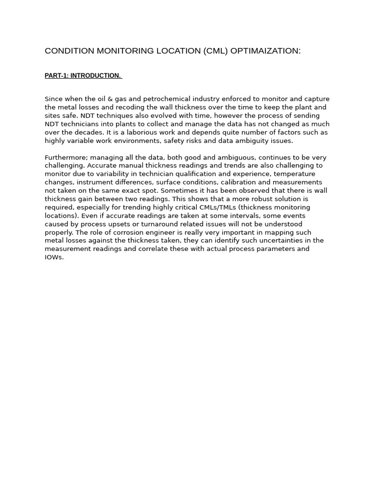 Condition Monitoring Locations | PDF | Risk | Uncertainty