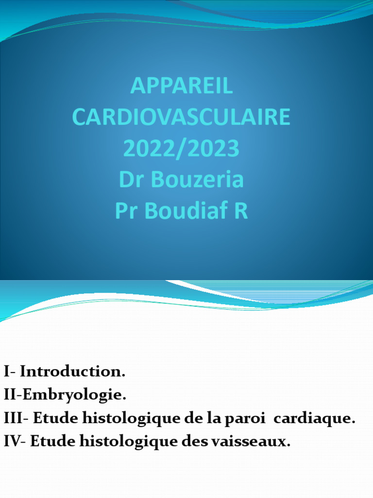 Anatomie et histologie du cœur humain | PDF | Vaisseau sanguin | Muscle ...