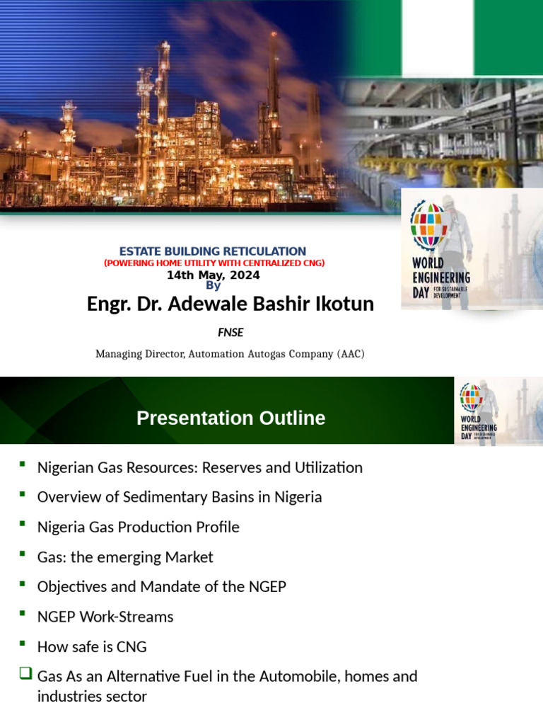 Presentation World Engineering Day 2024(1) | PDF | Natural Gas ...