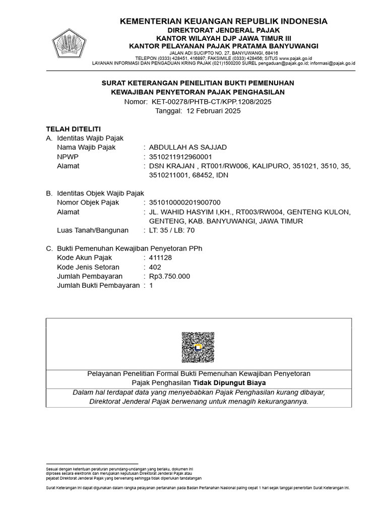 Kementerian Keuangan Republik Indonesia | PDF