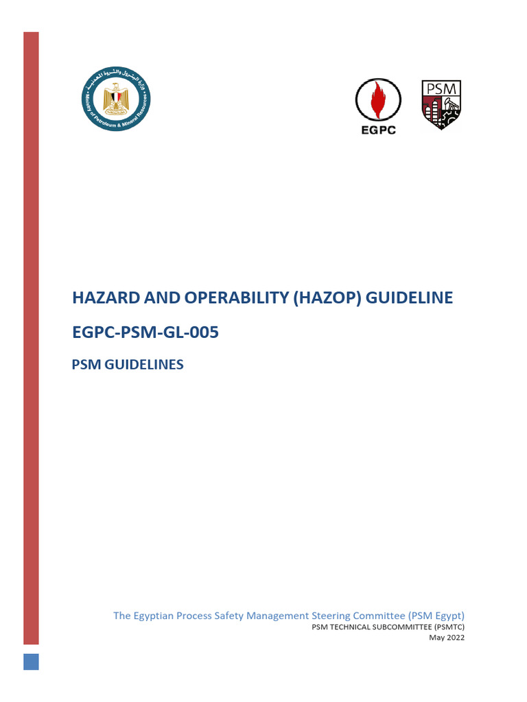 Hazard and Operability (Hazop) Guideline | PDF | Risk | Safety