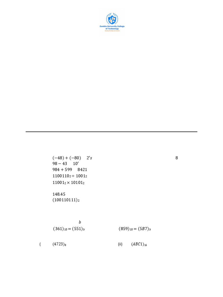 Digital Electronics Assignment I | PDF | Binary Coded Decimal ...