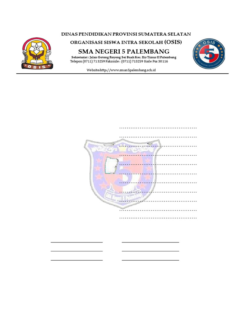 FORMULIR OSIS 2024-2025(1) (2) | PDF