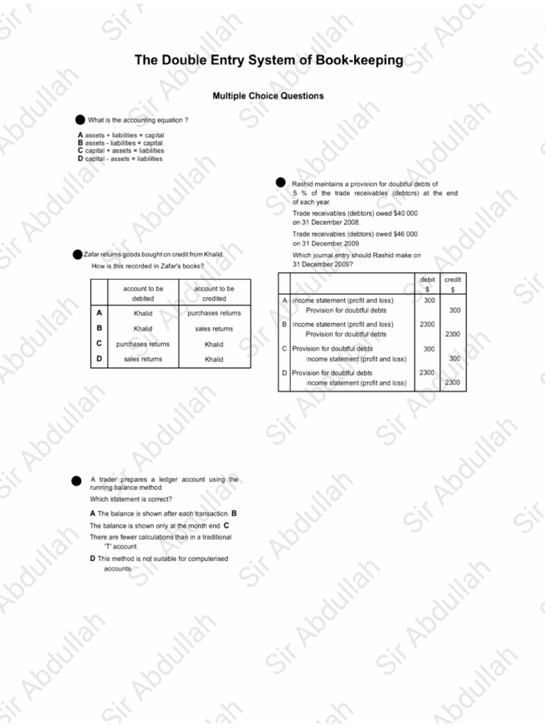 0452 Topical MCQ Ch1 | PDF