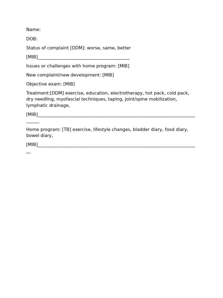 Follow Up Form | PDF