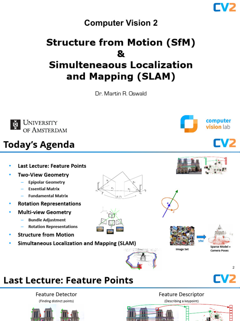 03_CV2_sfm_slam | PDF | Linear Algebra | Computer Vision