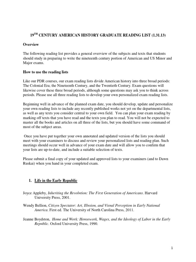Readings in American History II | PDF | American Civil War | Slavery In ...