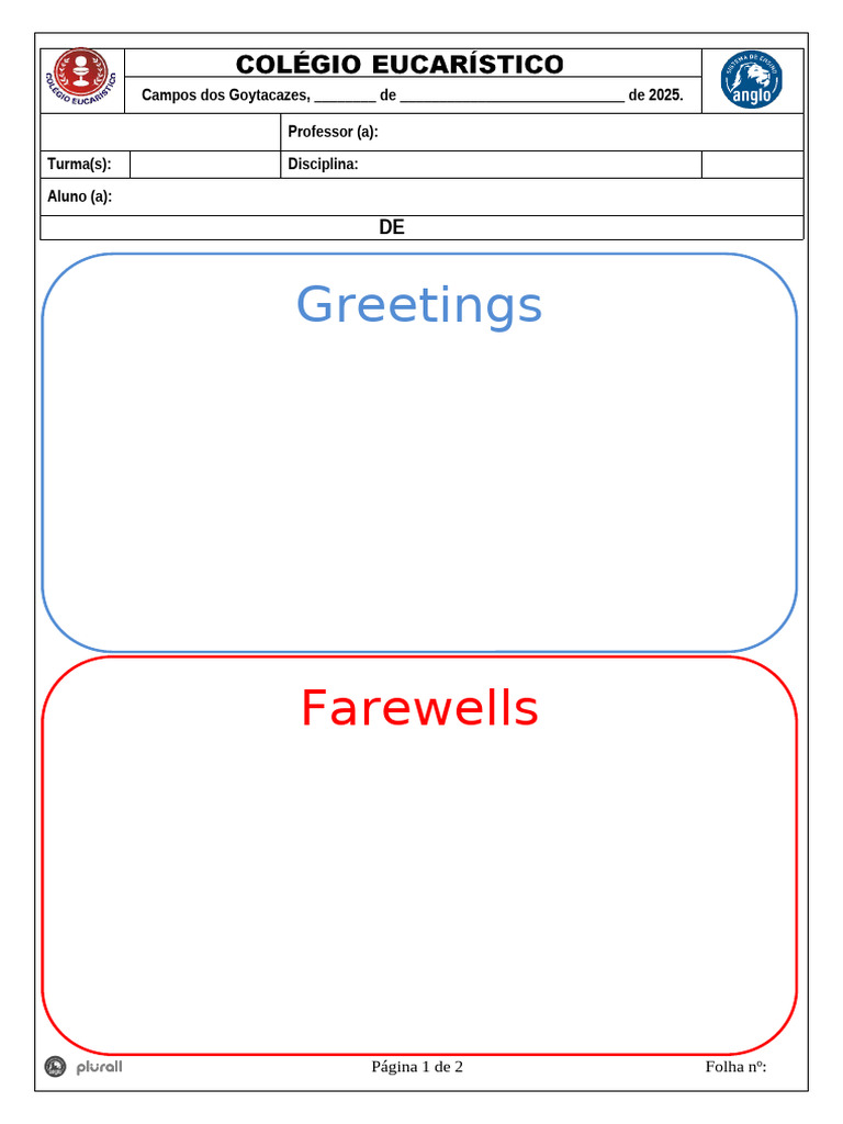 Greetings | PDF