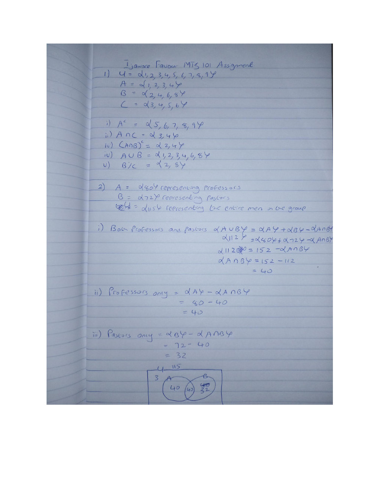 Ijaware Favour MTS 101 Assignment | PDF