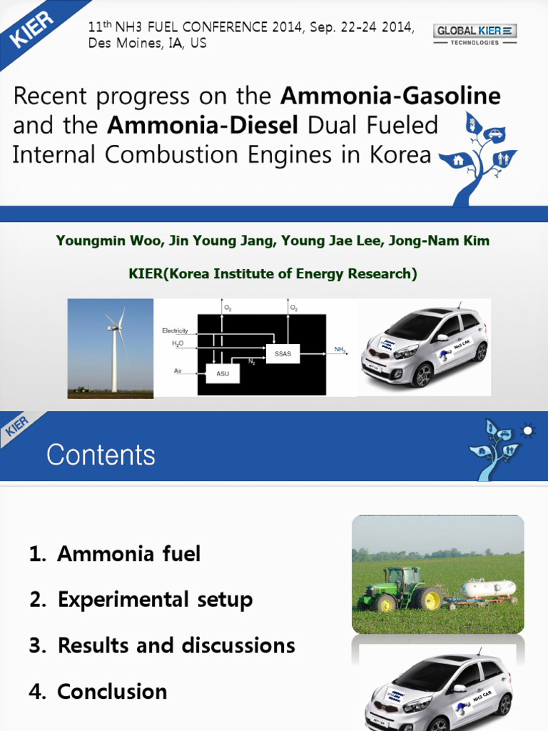 Tiến bộ gần đây về Động cơ đốt trong nhiên liệu kép Amoniac-Xăng và ...