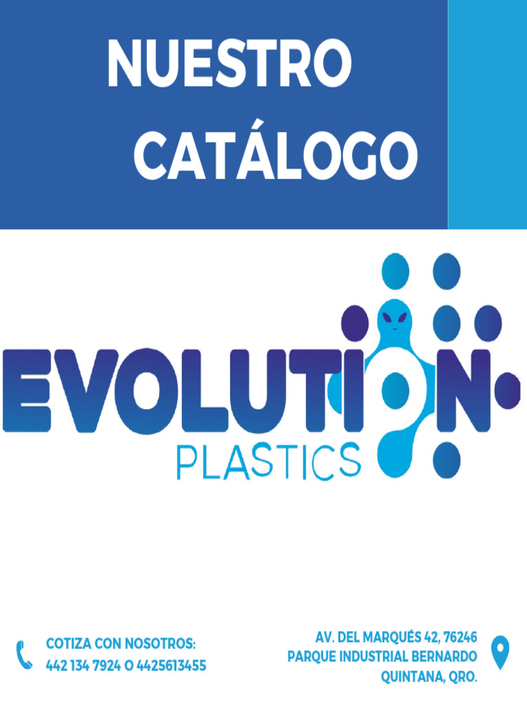 Catalógo Evolution Plastics | PDF