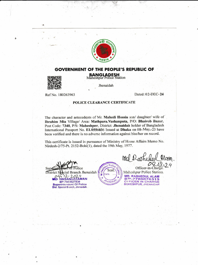 Non-Criminal Record Report | PDF