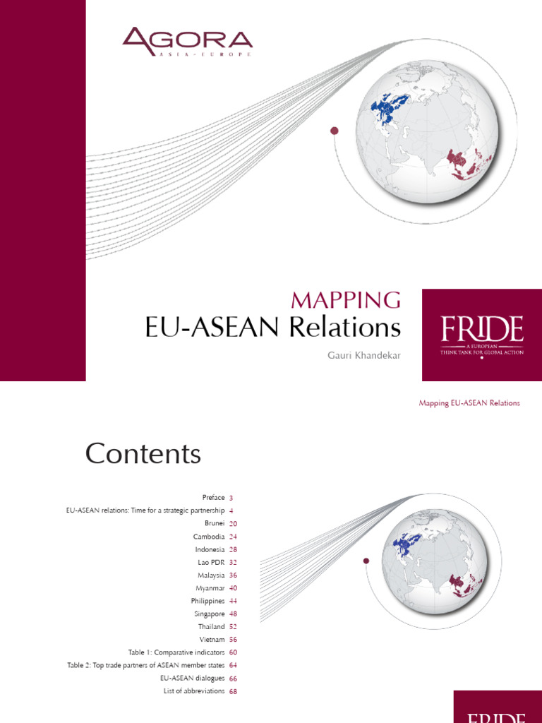 Mapping EU-ASEAN Relations | PDF | Economies | International Relations