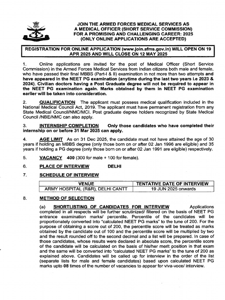 Notification 2025 | PDF