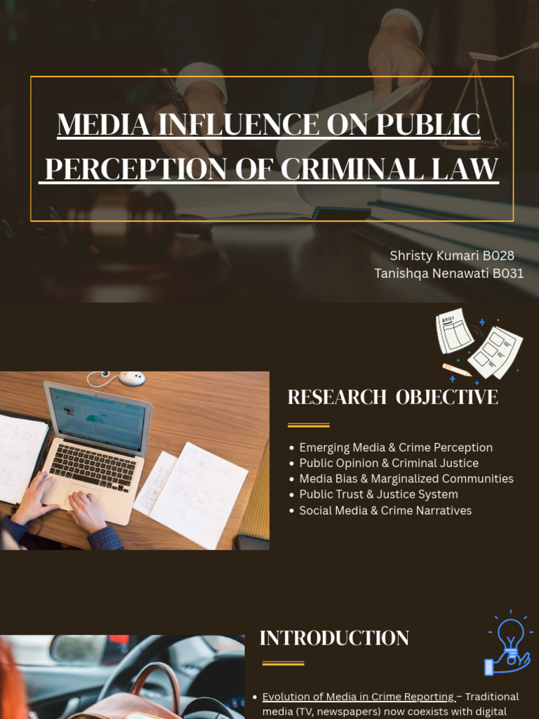 Media Influence On Public Perception of Criminal Law | PDF | Crimes ...