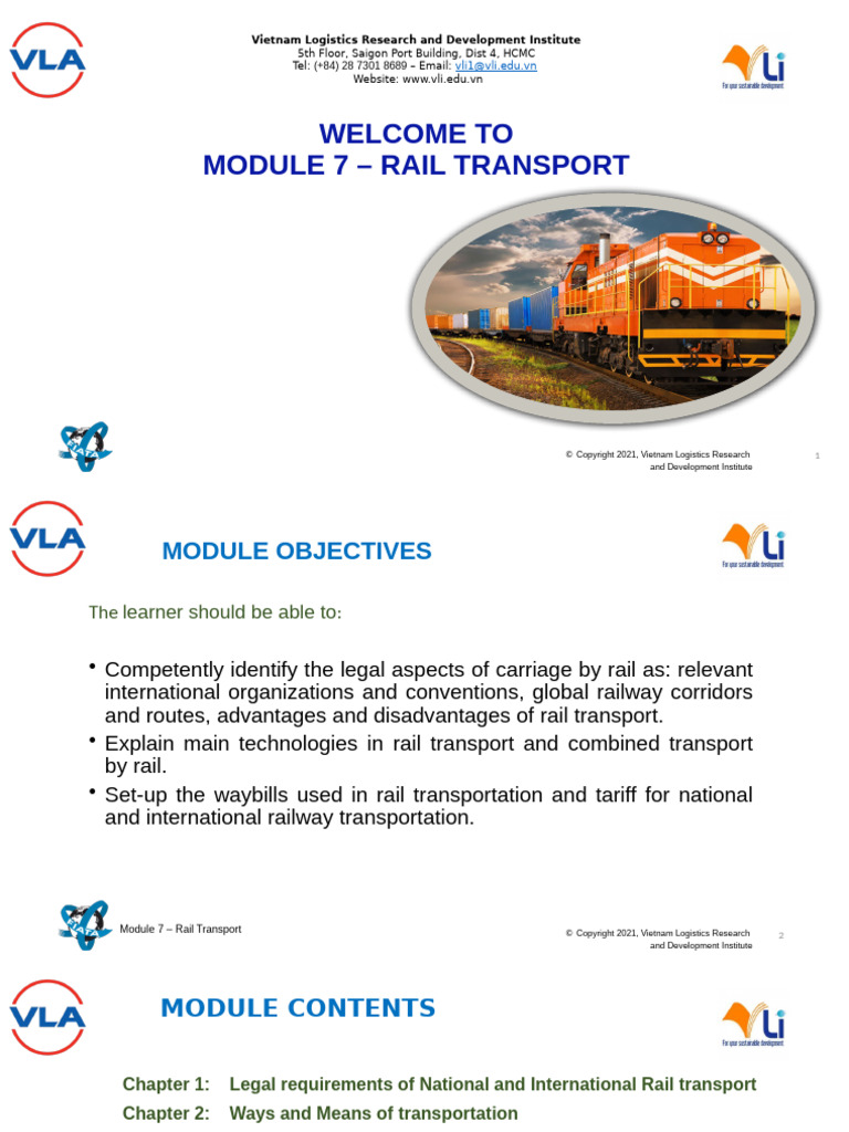 5. Present_M07_Rail Transport (1) | PDF | Bill Of Lading | Track Gauge