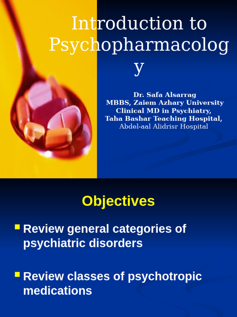 Psychopharmacology Overview and Medications | PDF | Antipsychotic | Selective Serotonin Reuptake ...