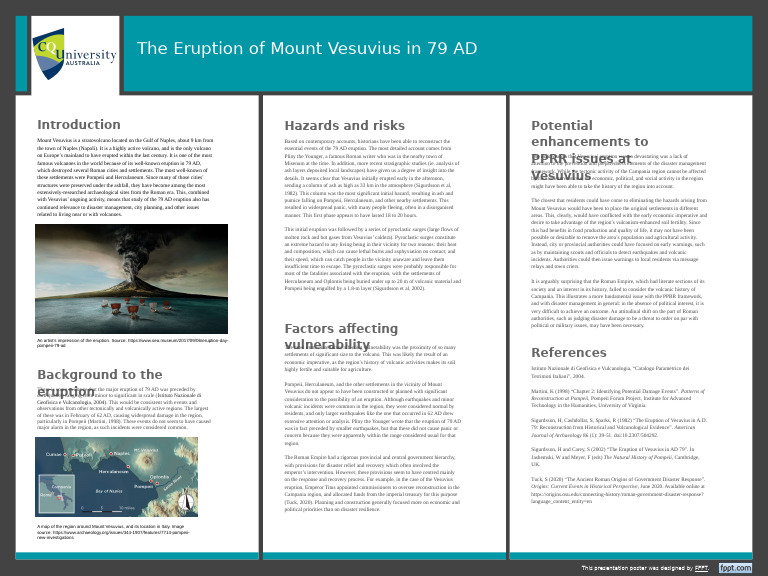 Poster Presentation Content Exemplar | PDF | Mount Vesuvius | Volcano