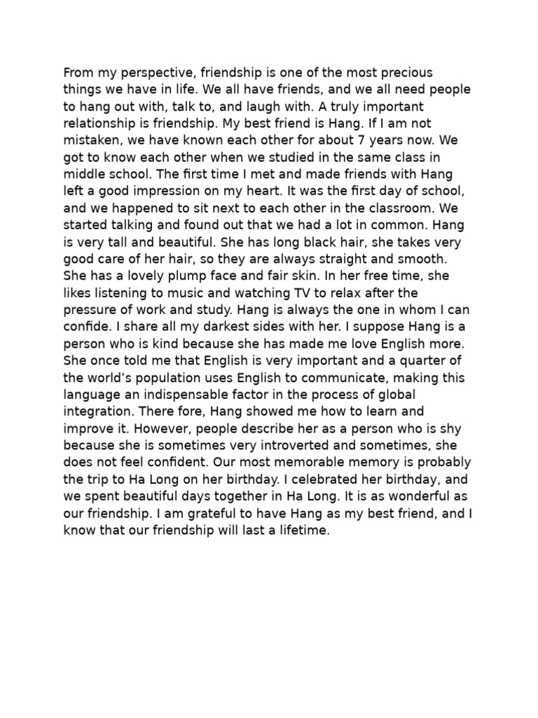 My Best Friend | PDF